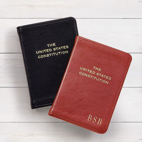 U.S. Constitution Pocket-sized Leather Book – Brenda Himmel Stationery